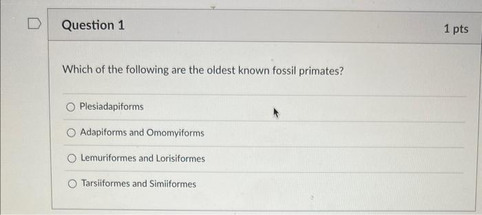 Which of the following are the oldest known fossil | Chegg.com