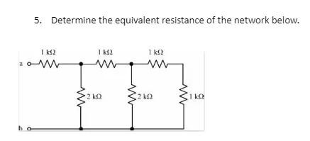 Solved using kirchoffs law, determine the potential | Chegg.com