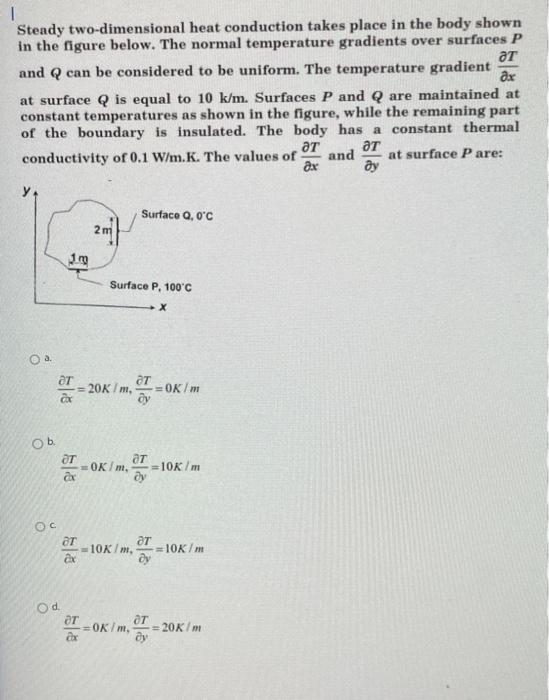 Solved Steady two-dimensional heat conduction takes place in | Chegg.com