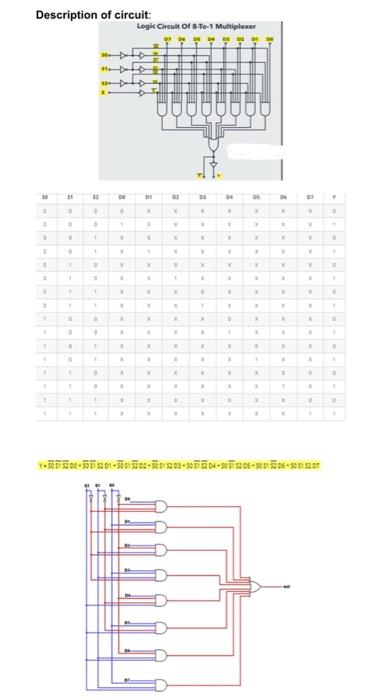 Solved The Tobic Design A Cmos 8x1 Multiplexeri Want To 