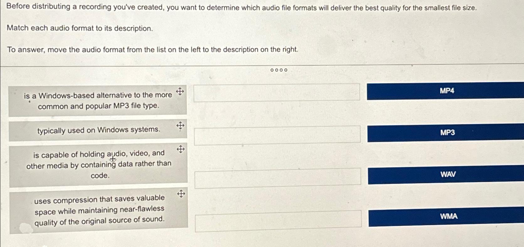 Solved Before distributing a recording you've created, you | Chegg.com
