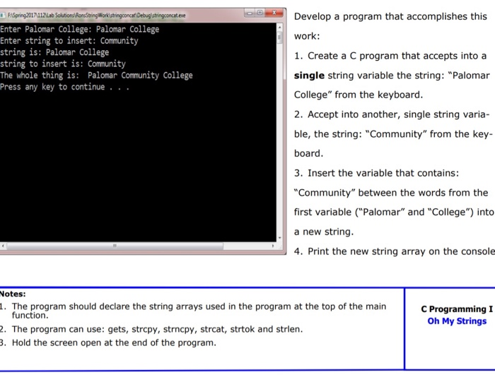 Solved Develop a program that accomplishes this work: | Chegg.com