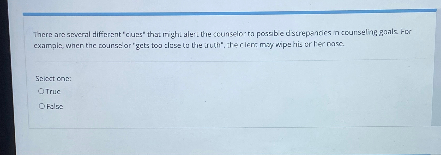 Solved There are several different "clues" that might alert | Chegg.com
