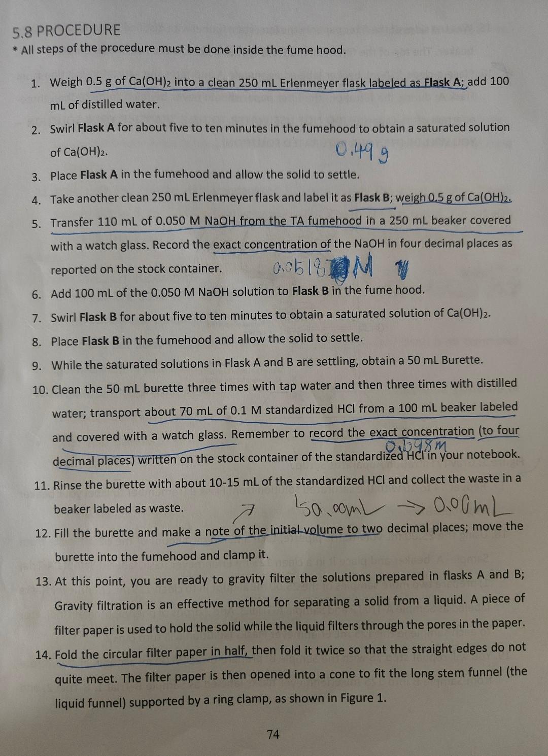 Solved * Complete all the calculations and questions on this | Chegg.com
