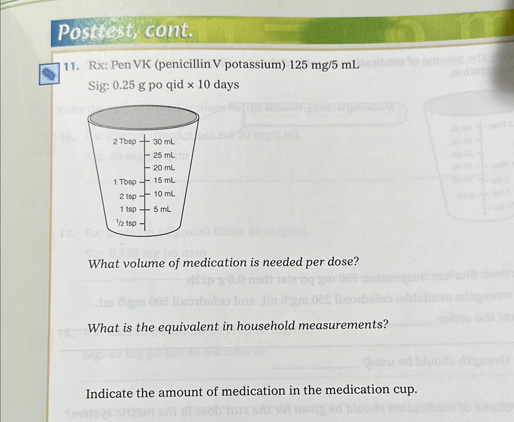 Solved Posifest cont.11. ﻿Rx: Pen VK (penicillin V | Chegg.com