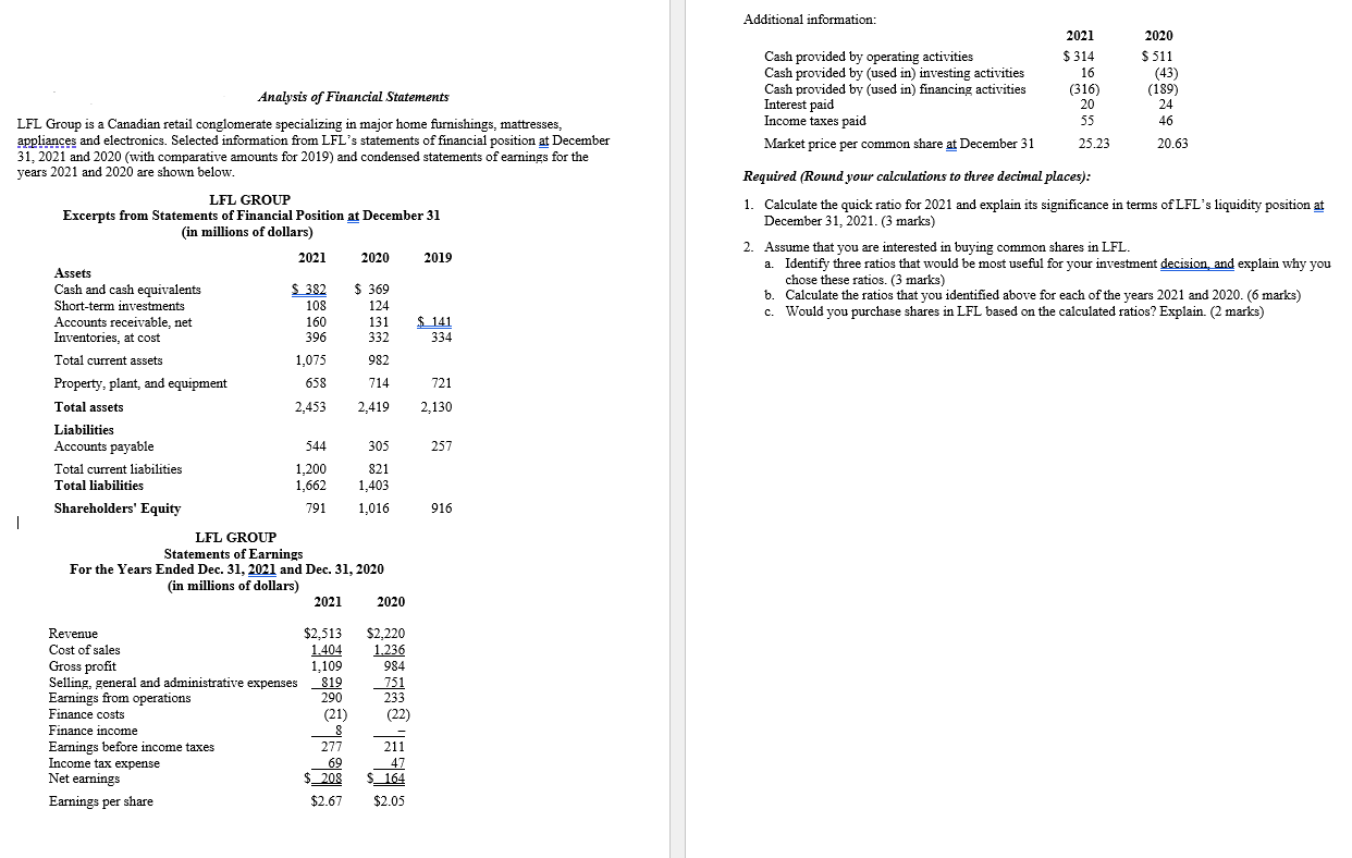Solved Additional information:Required (Round your | Chegg.com
