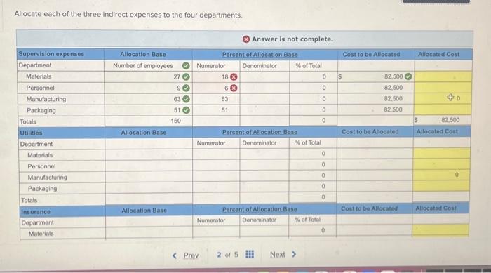 Solved Exercise 24-5 (Static) Departmental expense | Chegg.com Solved Exercise 24-5 (Static) Departmental expense | Chegg.com