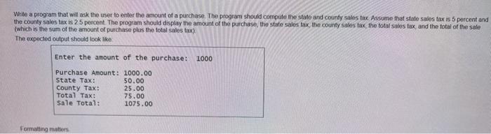 Solved Hi please give the correct code, the output should | Chegg.com