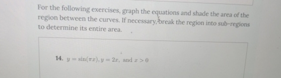Solved For the following exercises, graph the equations and | Chegg.com