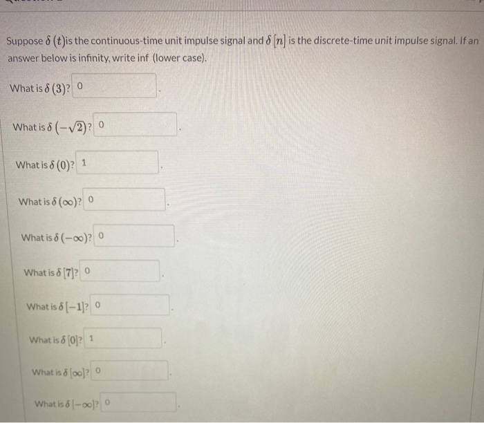 Solved Suppose 8 (t)is the continuous-time unit impulse | Chegg.com