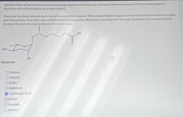 Solved Identify which of the following functional groups | Chegg.com