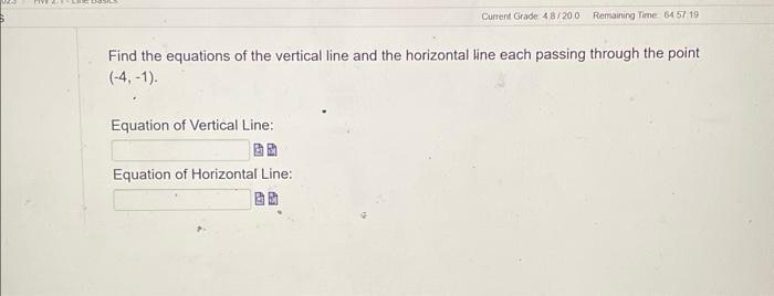 Solved Find the equation of the line in slope-intecept form | Chegg.com