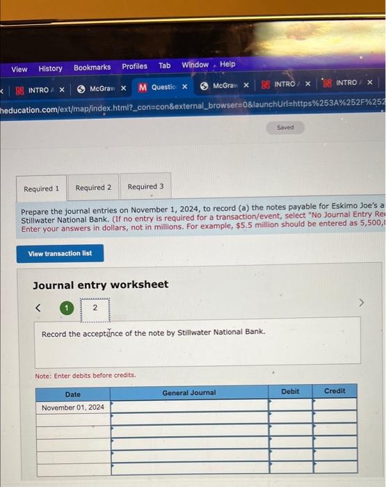 Solved There are 6 journal entries but I did not take | Chegg.com