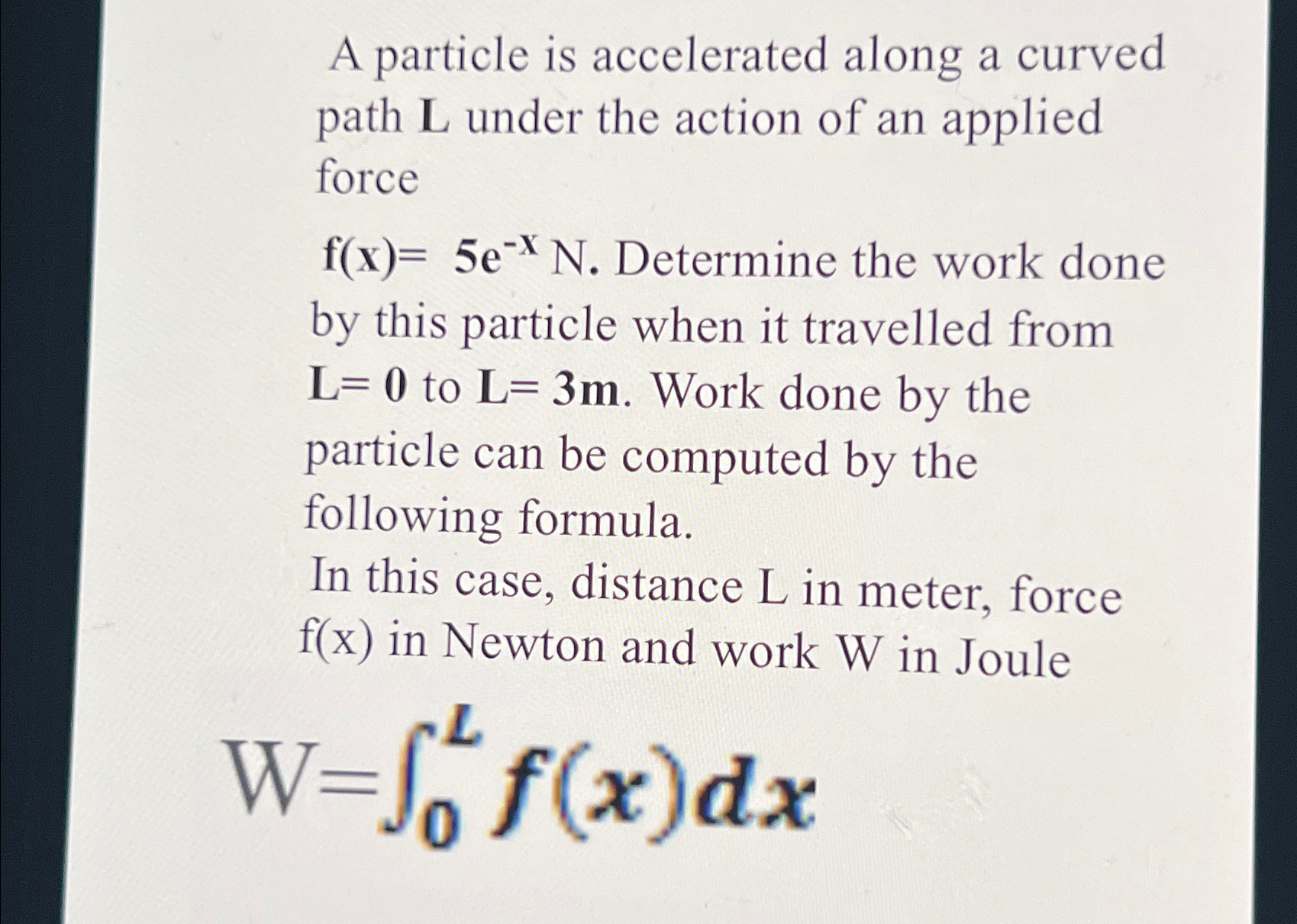 Solved A particle is accelerated along a curved path L | Chegg.com