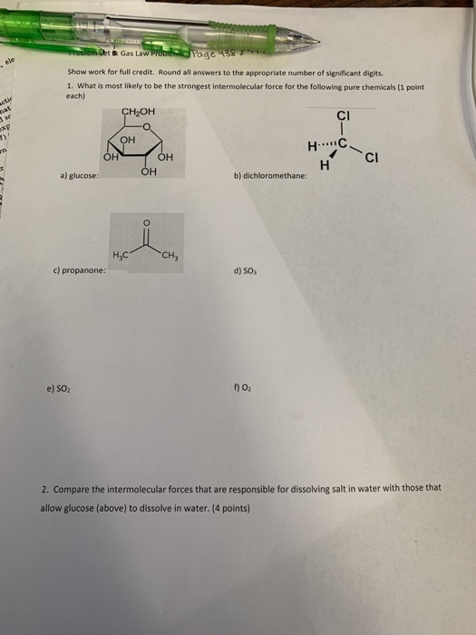 Solved culm. Det & Gas Law Proud Page 4387 Show work for | Chegg.com