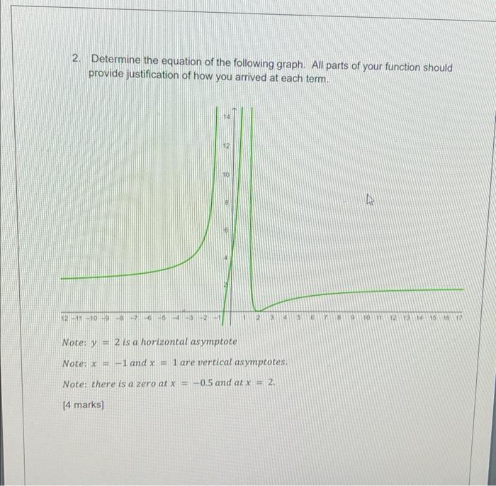 Solved Rational Functions Application Task 2 Out Of Marks 9 7910