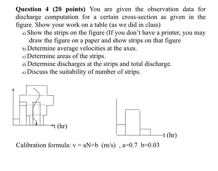Question 4 (20 points) You are given the observation | Chegg.com