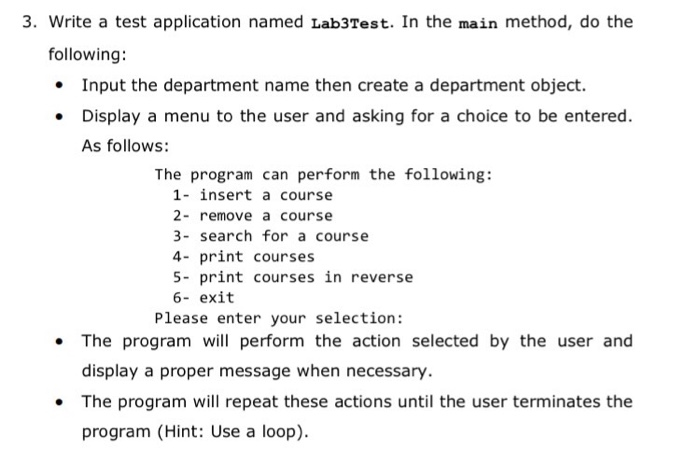 Solved Public Class Course Private String Name Private Int
