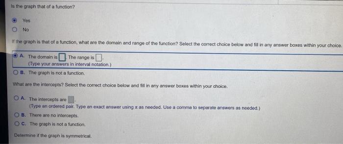 Solved @ Delmine whether the graph below is that of a | Chegg.com