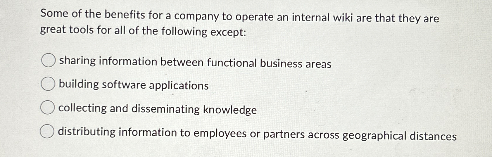 Solved Some of the benefits for a company to operate an | Chegg.com