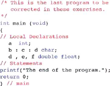 Solved: Find any errors in the following program. | Chegg.com