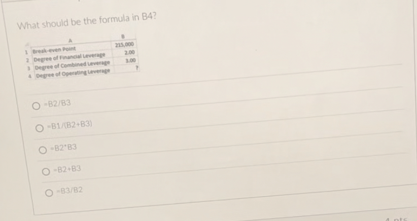 Solved What should be the formula in | Chegg.com