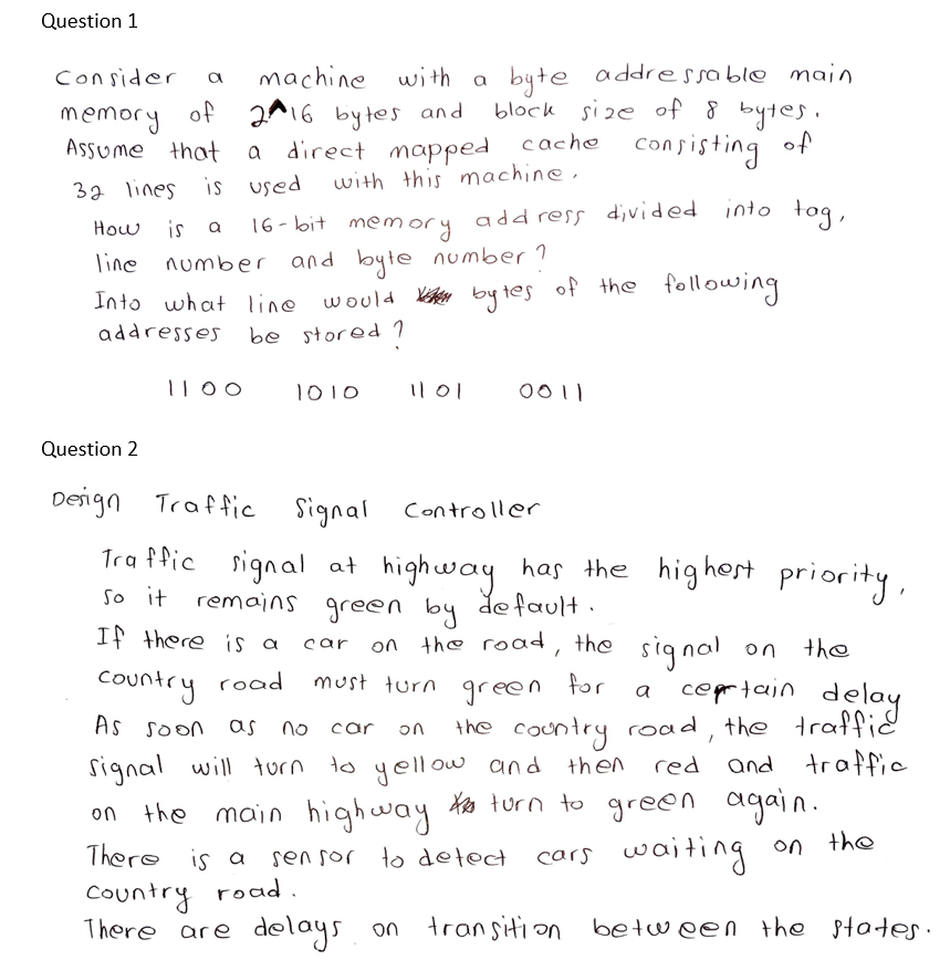 consider a machine with a byte addressable main | Chegg.com