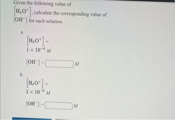 Solved Given the following value of 1:0+), calculate the | Chegg.com