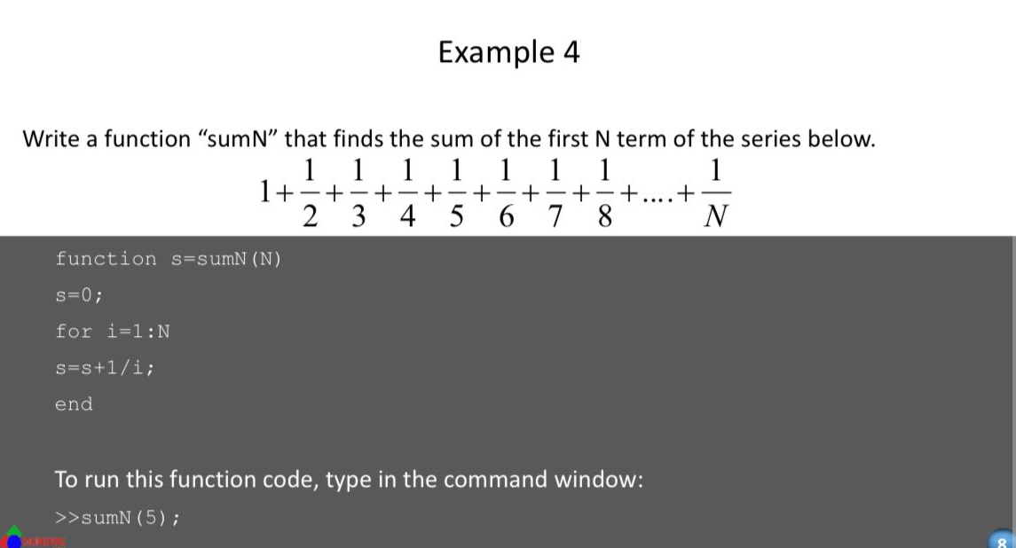 Solved I Want It The Matt Lab Way Example 4write A Function 