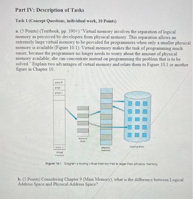 Solved Part IV: Description of Tasks Task 1 (Concept | Chegg.com