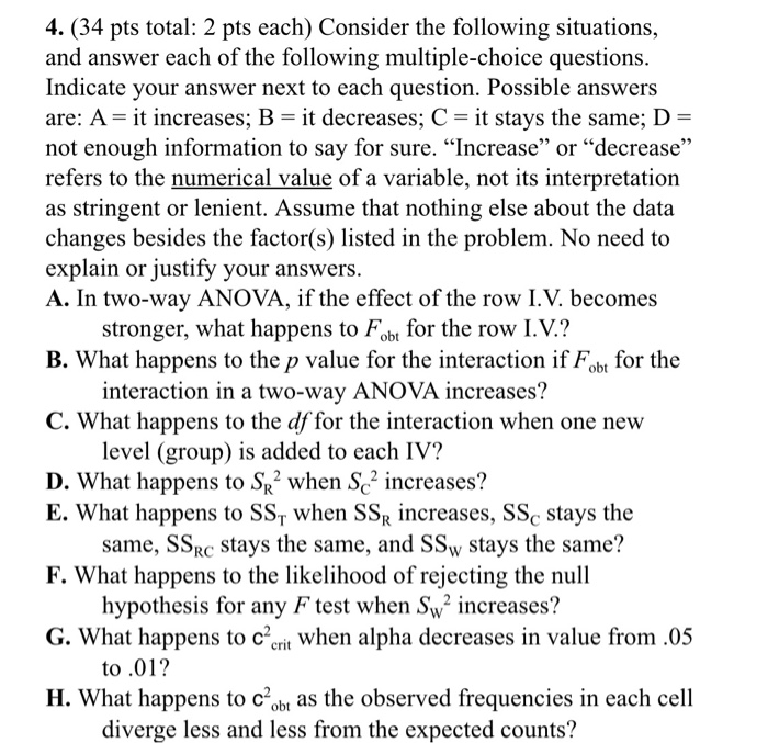 Solved 4. (34 pts total: 2 pts each) Consider the following | Chegg.com Solved 4. (34 pts total: 2 pts each) Consider the following | Chegg.com