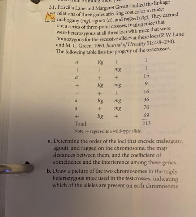 Solved Linkage. Recombination, and Eukaryotic Gene Mapping | Chegg.com