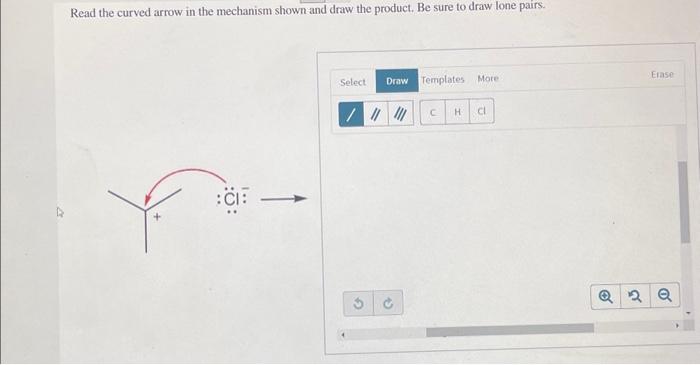 Solved Read the curved arrow in the mechanism shown and draw | Chegg.com