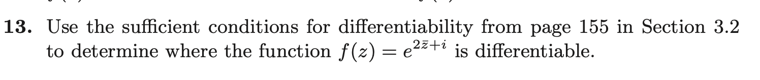Solved Use the sufficient conditions for differentiability | Chegg.com