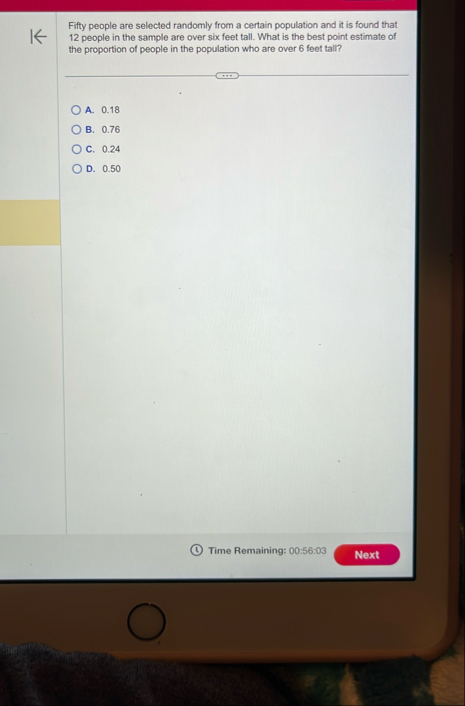 Solved Fifty people are selected randomly from a certain | Chegg.com