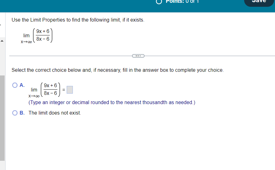Solved Use the Limit Properties to find the following limit, | Chegg.com Solved Use the Limit Properties to find the following limit, | Chegg.com