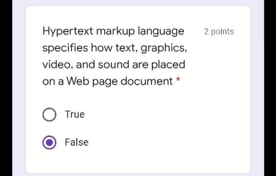 Solved 2 Points Hypertext Markup Language Specifies How 