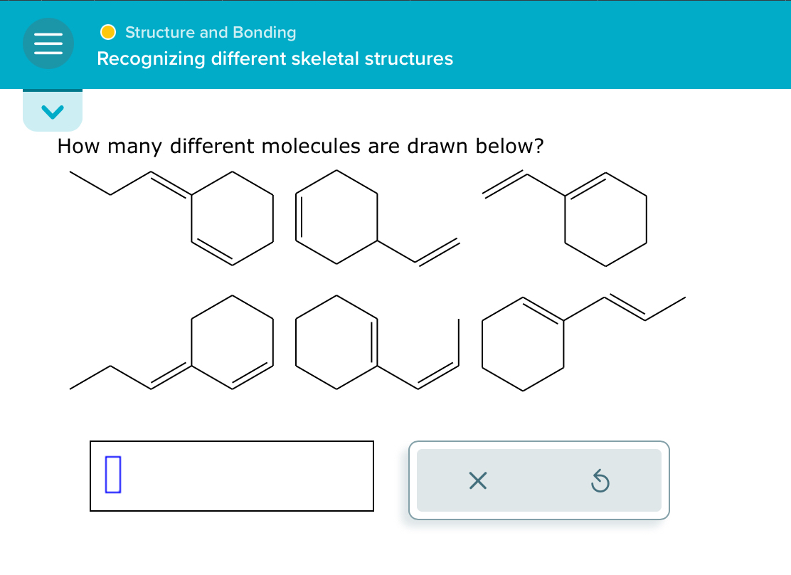 Solved Structure and BondingRecognizing different skeletal | Chegg.com