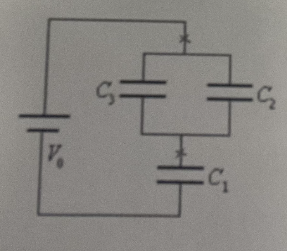 Solved given C1 = 2.0uF, ﻿C2 = 1.5uF, ﻿and C3 = 3.0uF, ﻿what | Chegg.com