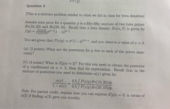 [This is a mixture problem similar to what we did in | Chegg.com