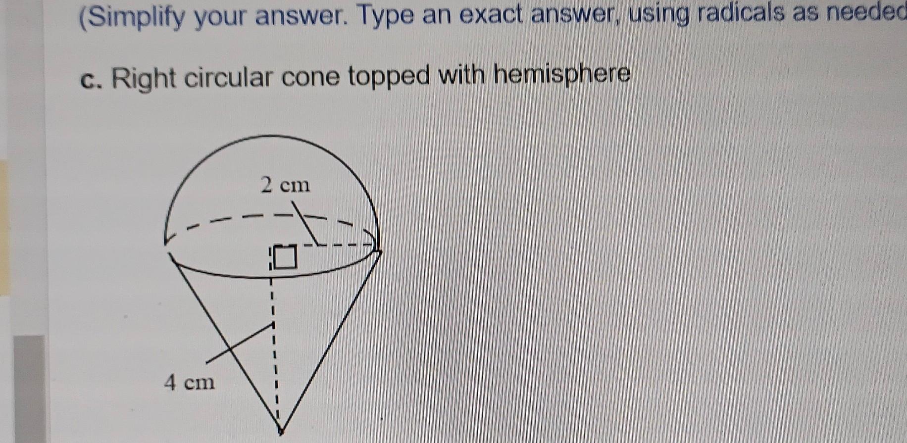 Solved (Simplify your answer. Type an exact answer, using | Chegg.com