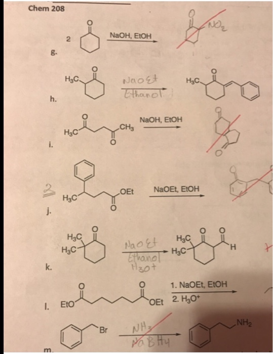 Solved CH3 2. H30* NaOEt, EtOH H3COEt NH2 OH NaOH NH2 Br2 1. | Chegg.com