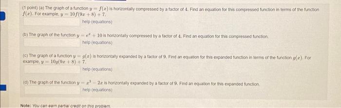 Solved (9 point) (a) The graph of a function y=f(x) is | Chegg.com