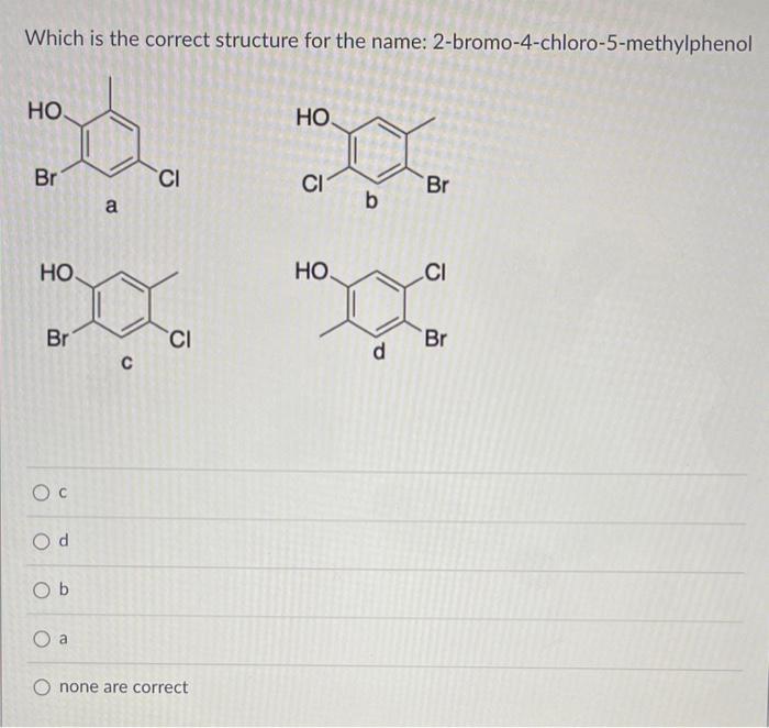 Solved Which is the correct structure for the name: | Chegg.com