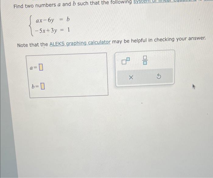 Solved Find two numbers a and b such that the following | Chegg.com