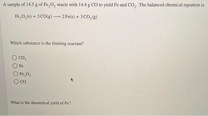 Solved Iron reacts with oxygen at high temperatures to form | Chegg.com