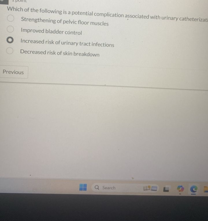 Solved Which of the following is a potential complication | Chegg.com
