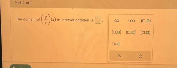 Solved Refer to the functions r,p, and q. Find the function | Chegg.com