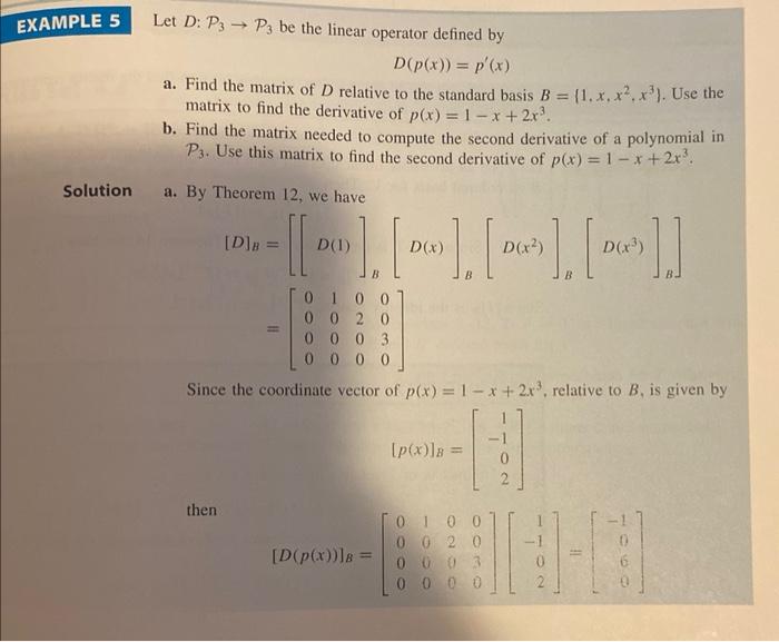Solved 8. (hint: see example 5 pg. 243) Consider the linear | Chegg.com