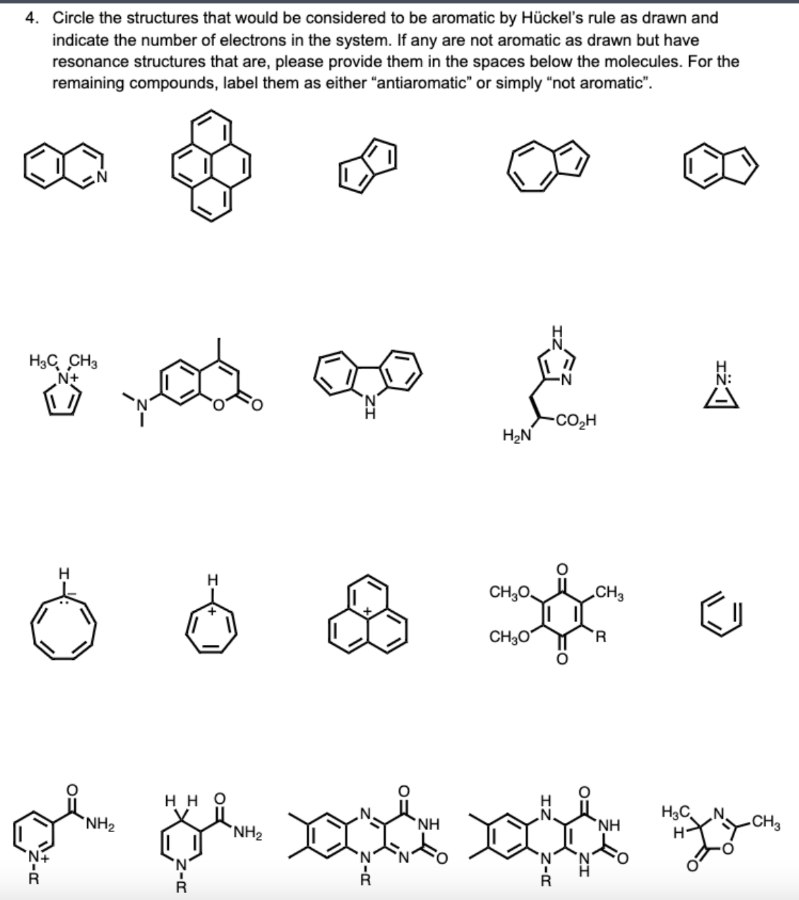 Solved Circle the structures that would be considered to be | Chegg.com